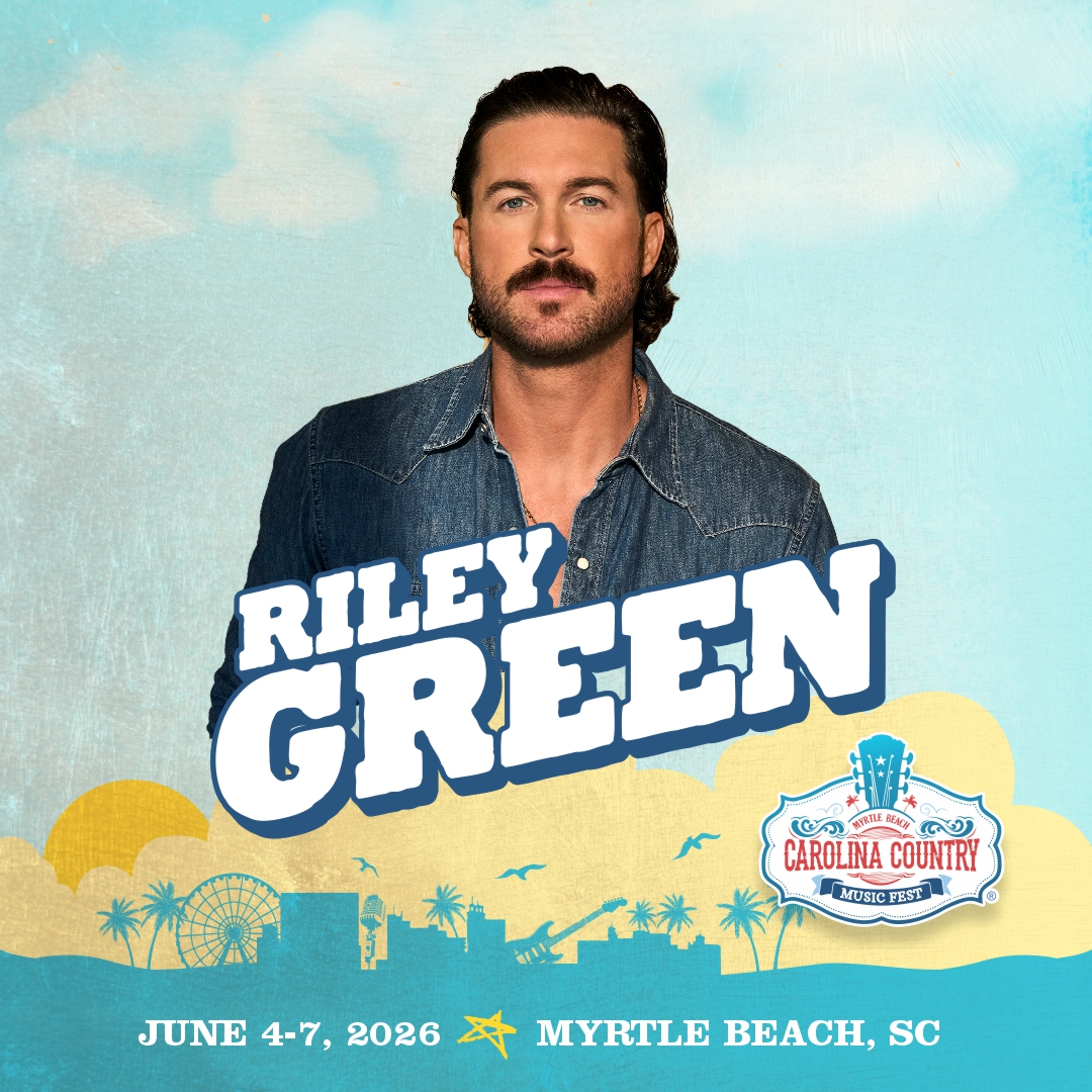 Riley Green is Coming to CCMF 2026 | Carolina Country Music Fest