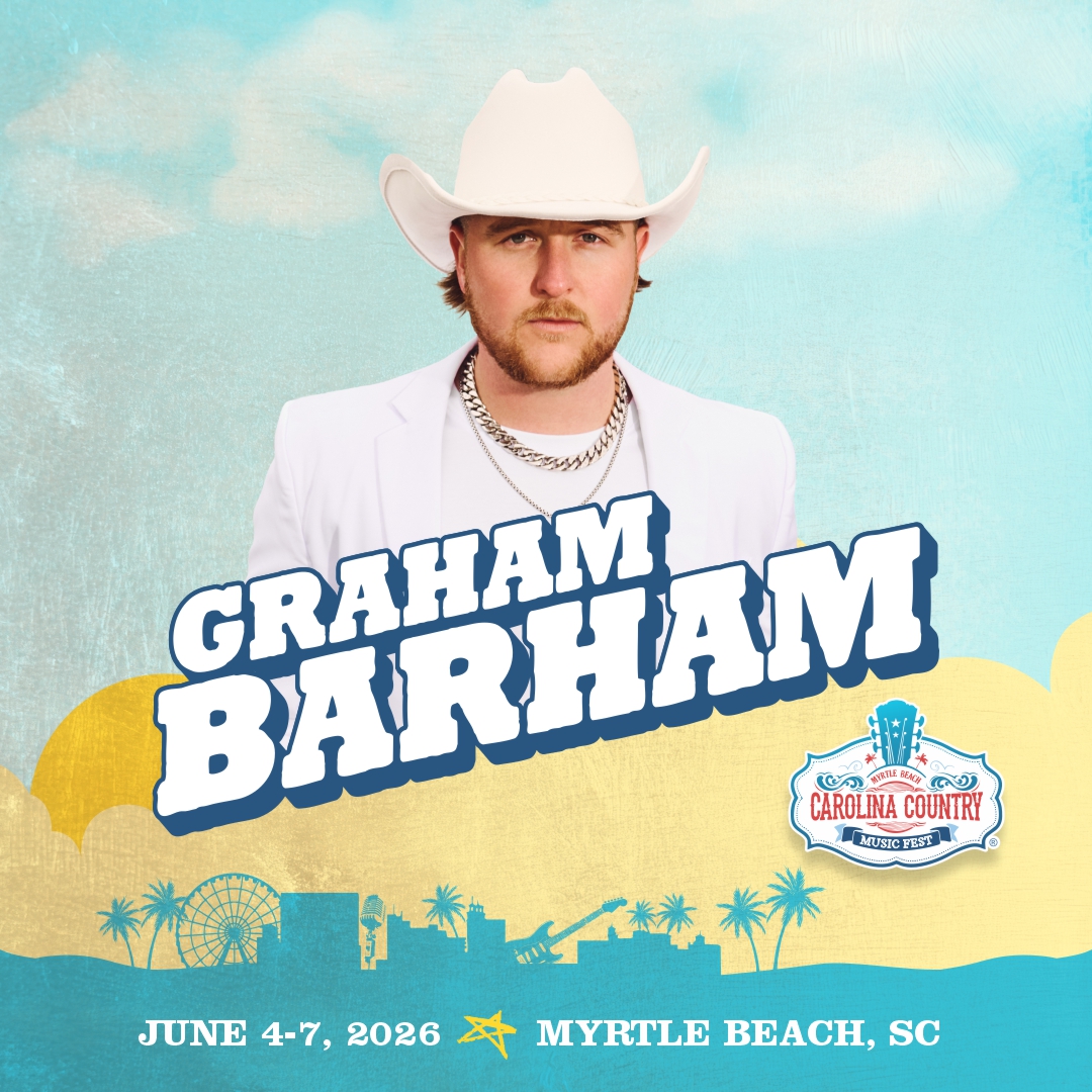 Graham Barham Joins CCMF 2026! | Carolina Country Music Fest