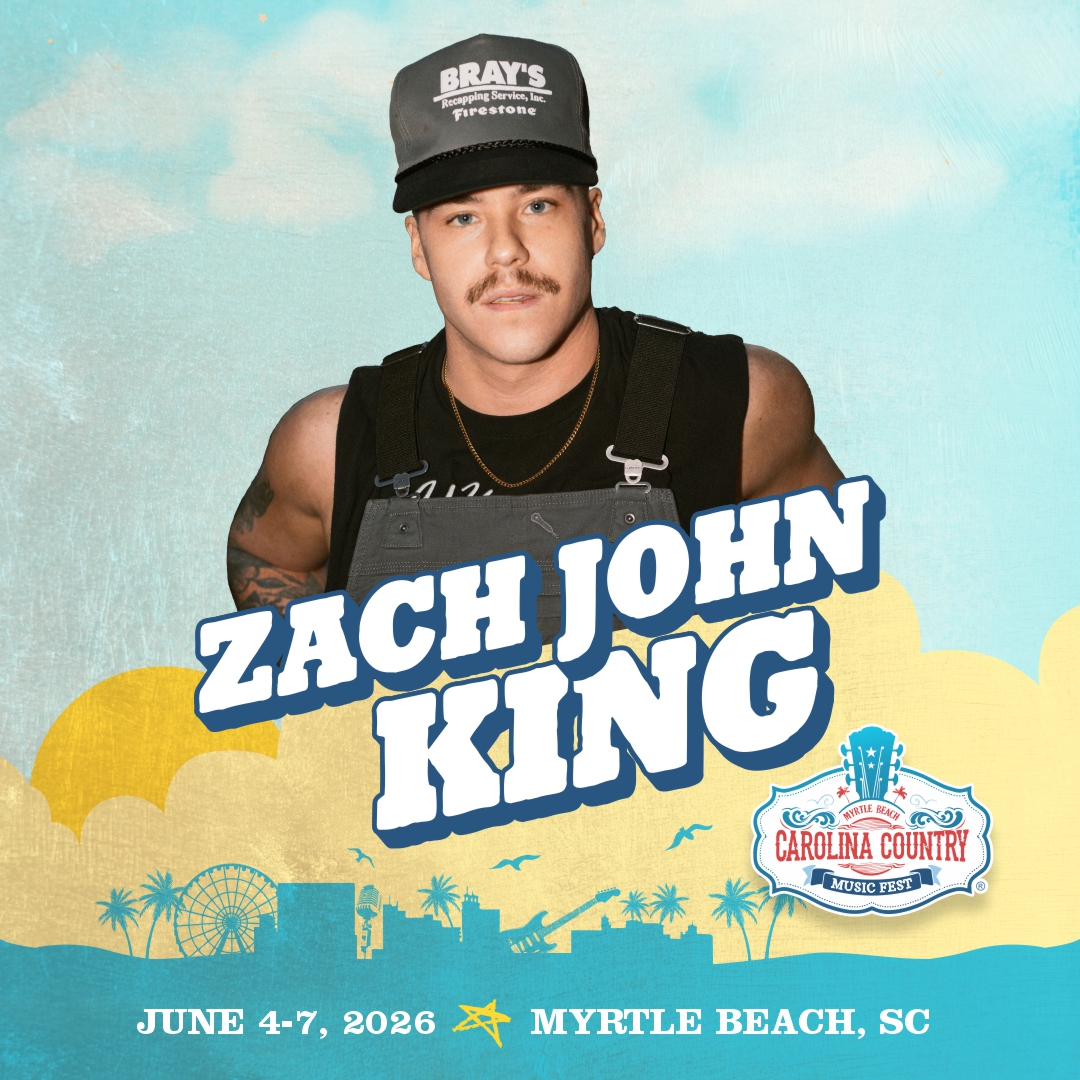 Zach John King Joins CCMF 2026! | Carolina Country Music Fest